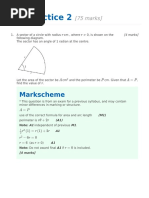 IB Math AA SL Formula Booklet 2025 | PDF | Logarithm | Area