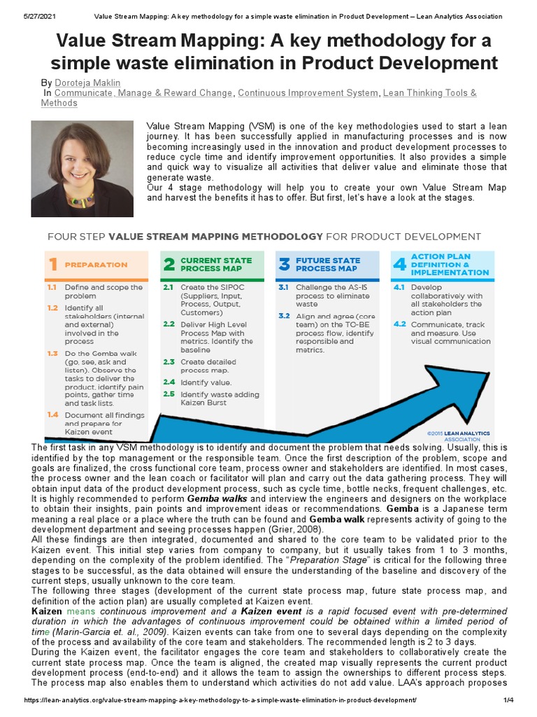 Value Stream Mapping for Waste Elimination | PDF | Analytics | Business
