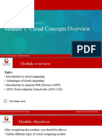 AWS Module 1 - Cloud Concepts Overview | PDF | Cloud Computing | Amazon ...