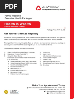 Executive Package A | PDF | Physical Examination | Medical Tests