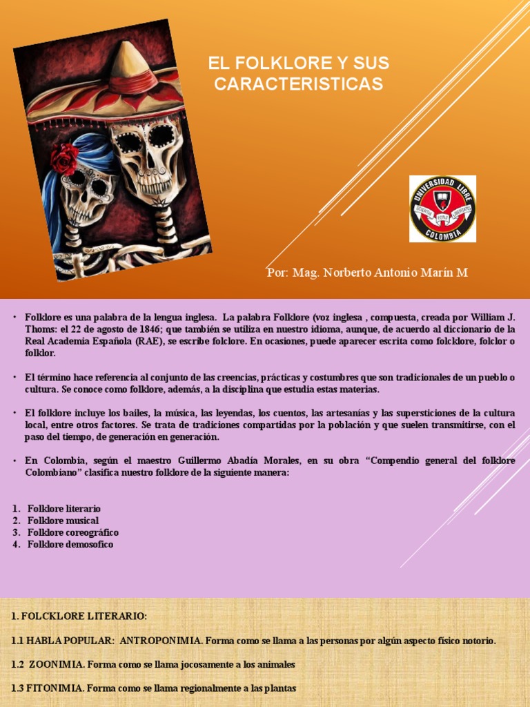 Caracteristicas Del Folklore | PDF | Bailes | Folklore