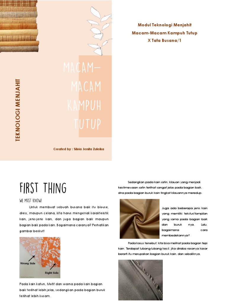 Modul Tekmen Kampuh Latihan 4 Silvia | PDF