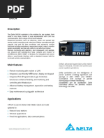 Datasheet - Delta ORION Controller | PDF | Programmable Logic ...