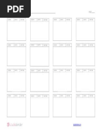 A4 Storyboard Template - 12-Panel - Landscape - StudioBinder | PDF