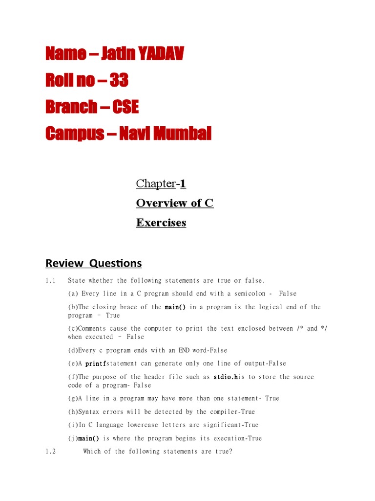 Jatin Yadav 33 (Navi Mumbai) FLP Assignm. | PDF | Computing | Software Engineering