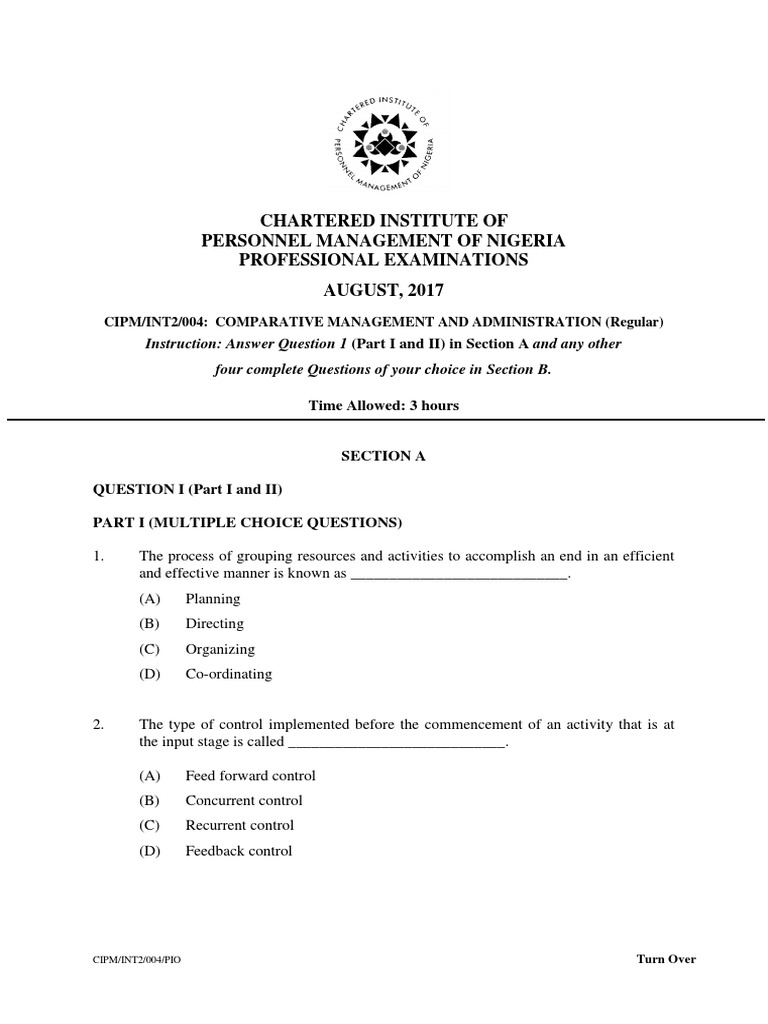 INT2-004 - Comparative MGT - Admin. | PDF | Motivational | Motivation