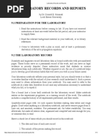 Lab Notebook Policy SOP | PDF | Notebook | Experiment