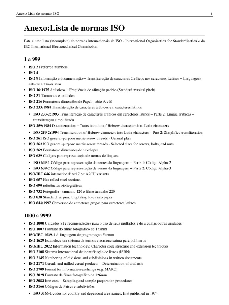 Iso | PDF | XML | Esquema XML