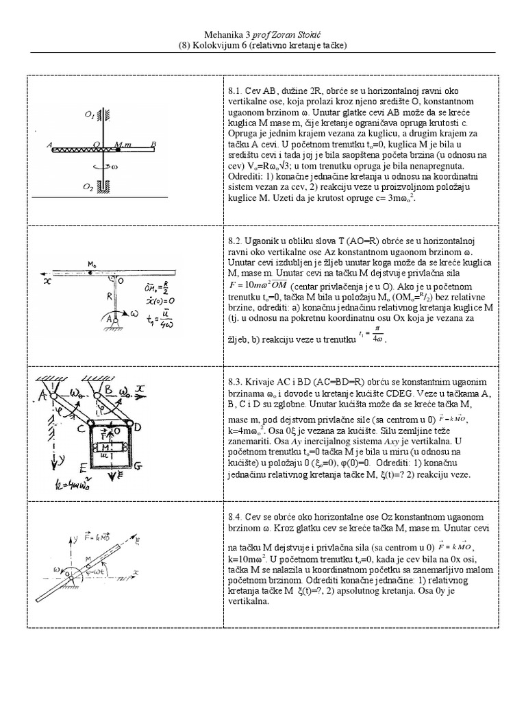 Mehanika 3-8 | PDF