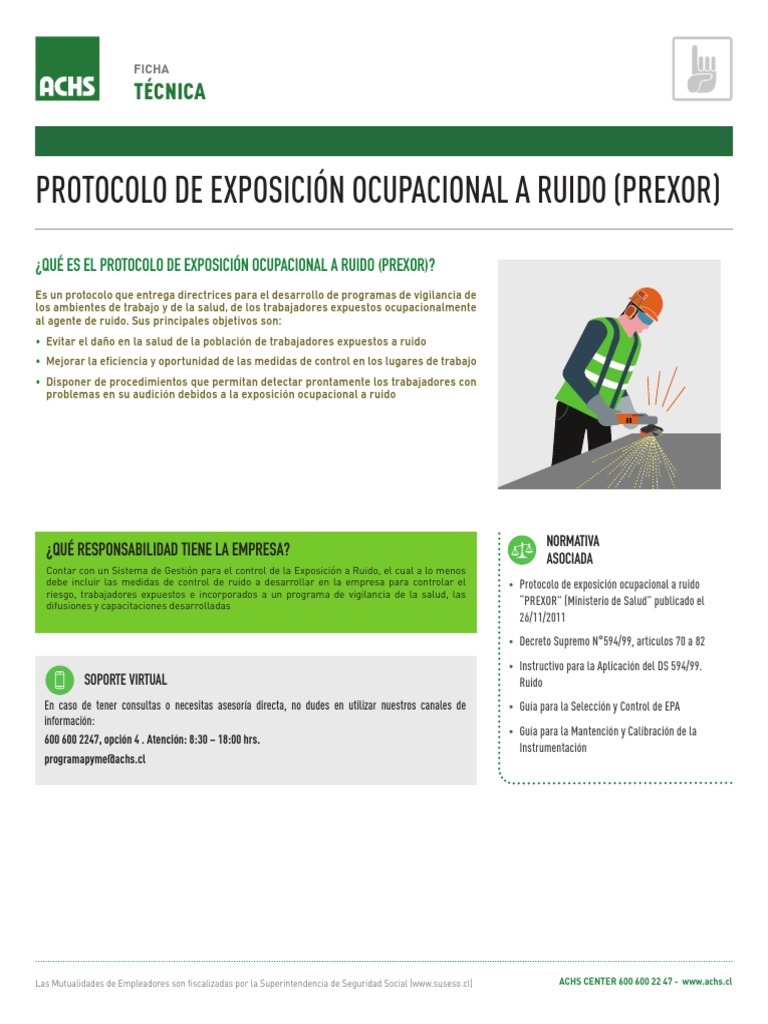 Protocolos Ministerio de - Salud Protocolo de Exposicion Al Ruido ...