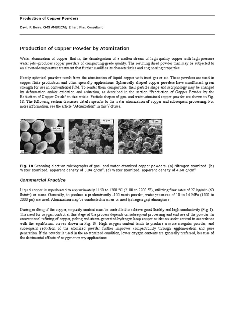 Cobre Polvo Handbook | PDF | Sintering | Copper