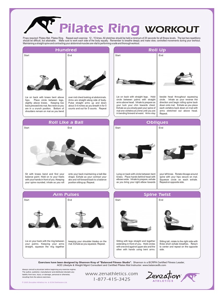 Poster Pilates Ring | PDF | Pilates