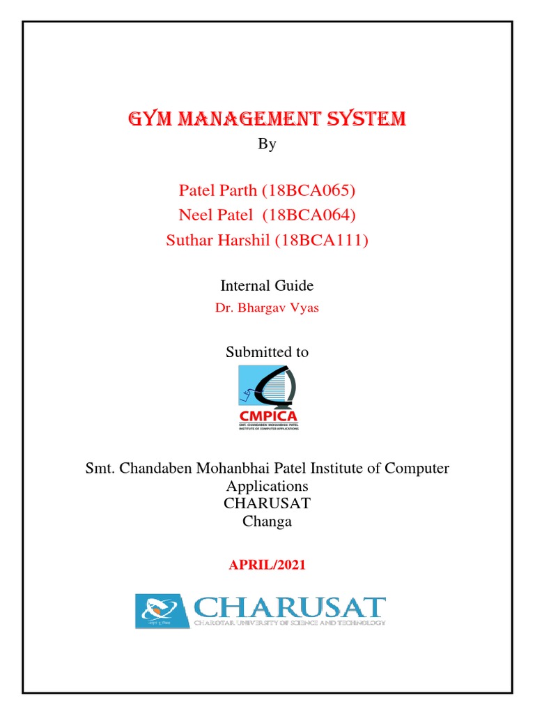 FINAL GYM Management System (7) - 1 | Download Free PDF | Databases ...