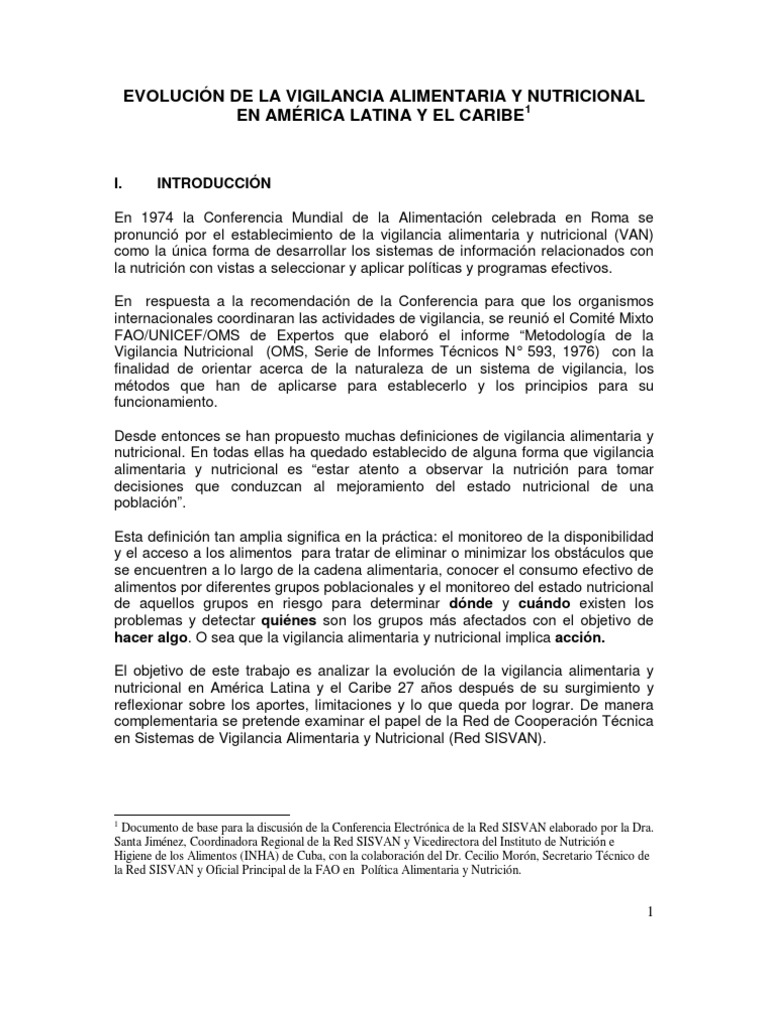 Sisvan | PDF | Seguridad alimentaria | Nutrición