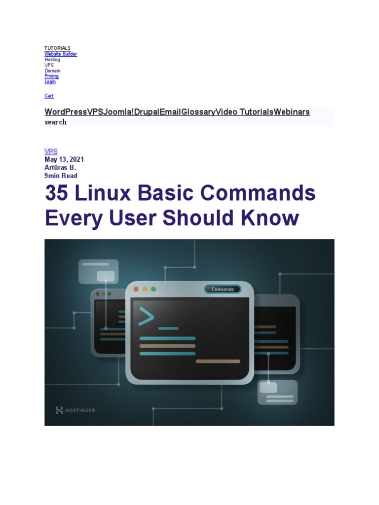Linux Basic Cmds | PDF | Computer File | Software Development