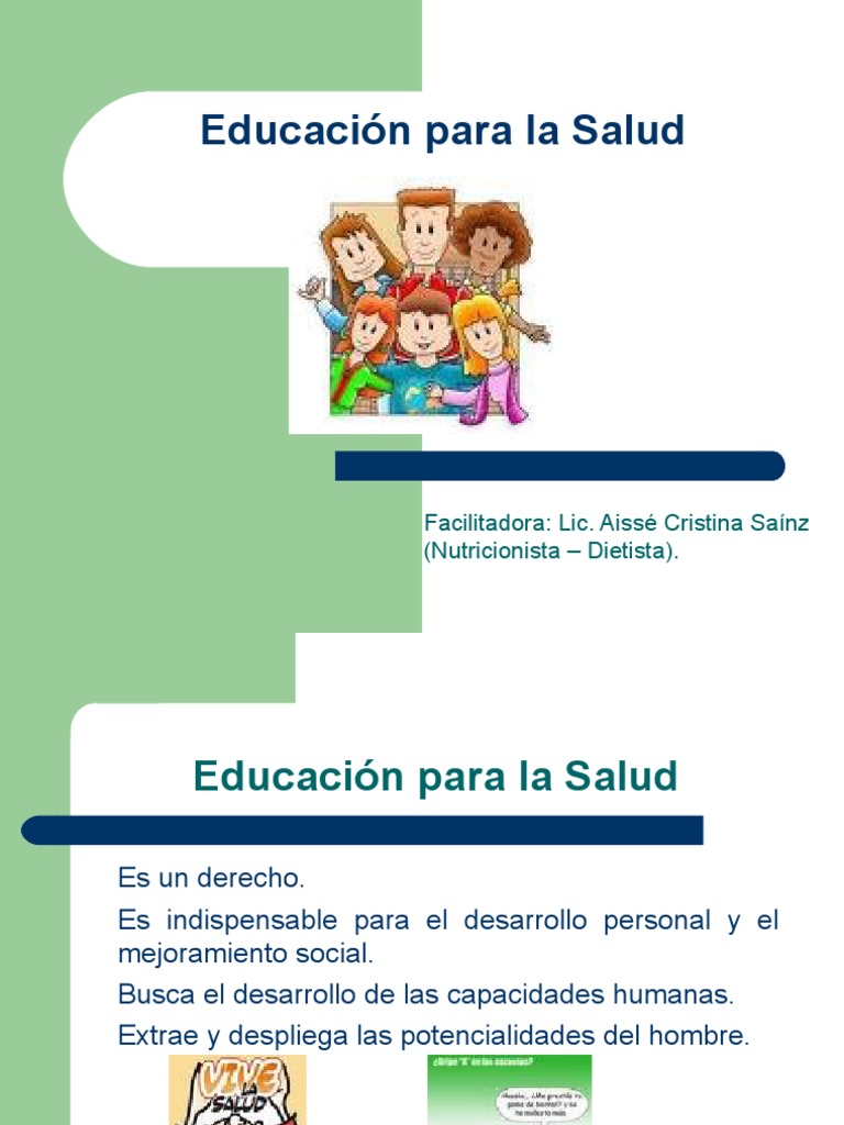 Clase 2 Educación para La Salud | PDF | Promoción de la salud | Aprendizaje