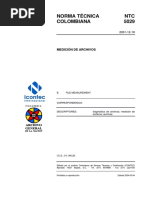 NTC 5029 Medicion de Archivos - Desbloqueado | PDF | Colombia | Medición