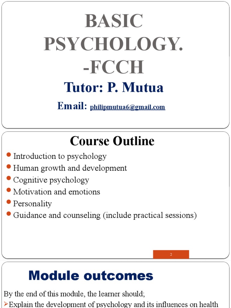 Basic Psychology Lec. Notes Final | PDF | Psychology | Psychotherapy