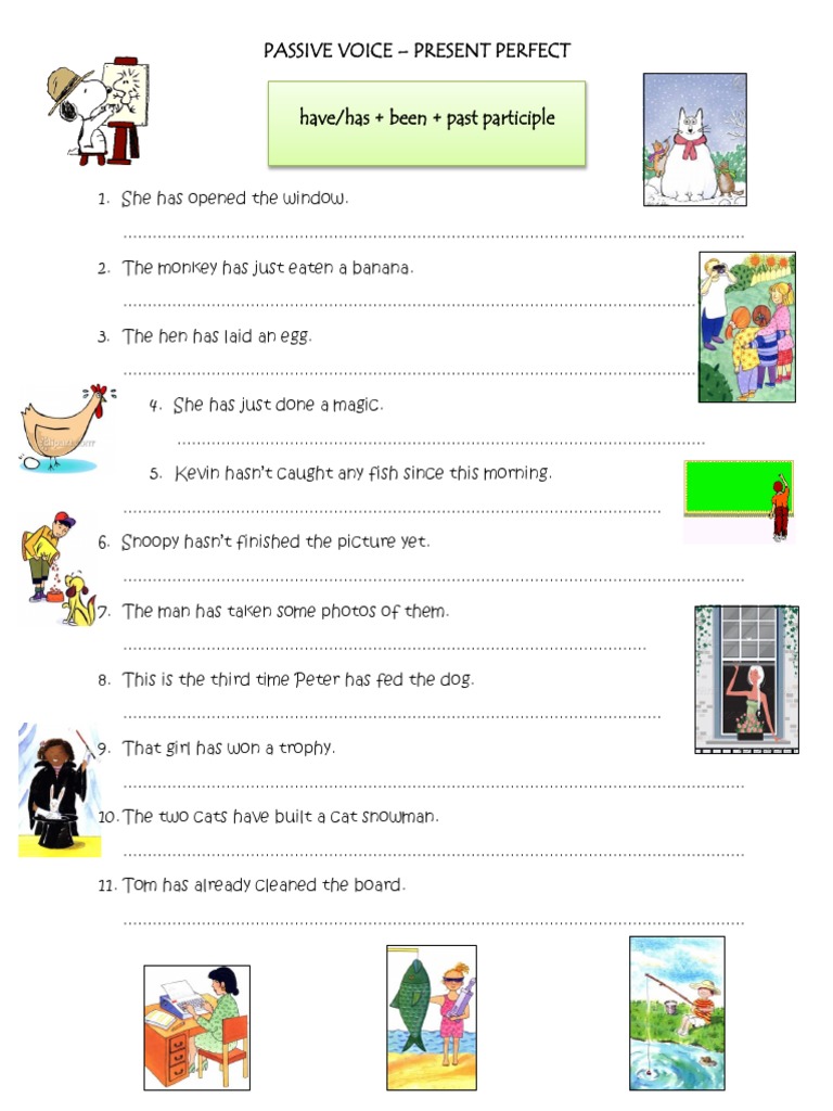 Passive Voice Present Perfect | PDF