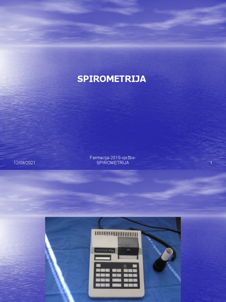 SPIROMETRIJA | PDF