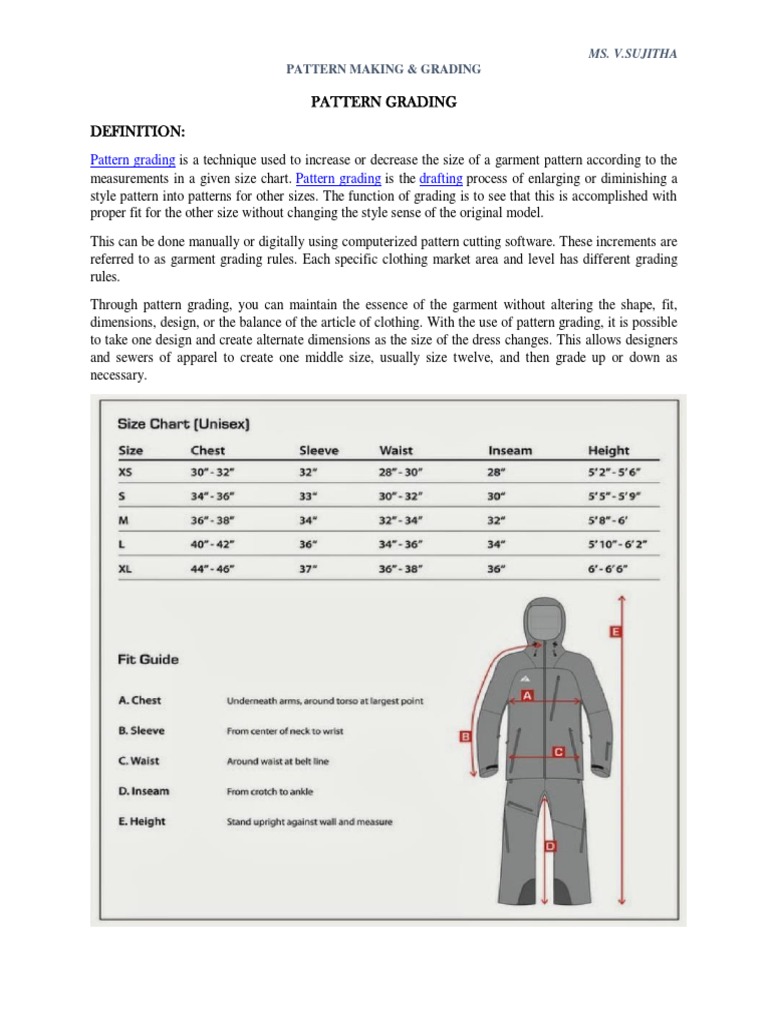 01 - Pattern Grading | PDF | Computer Aided Design | Automation