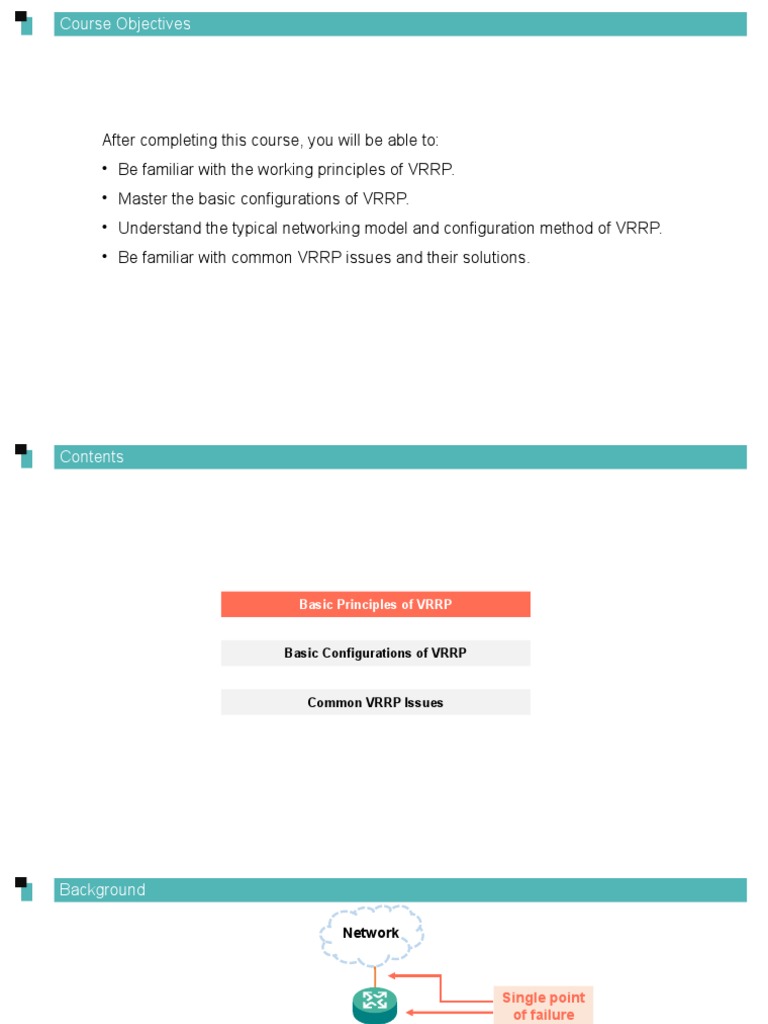 Mastering Virtual Router Redundancy Protocol (VRRP): A Comprehensive Guide to VRRP Concepts ...