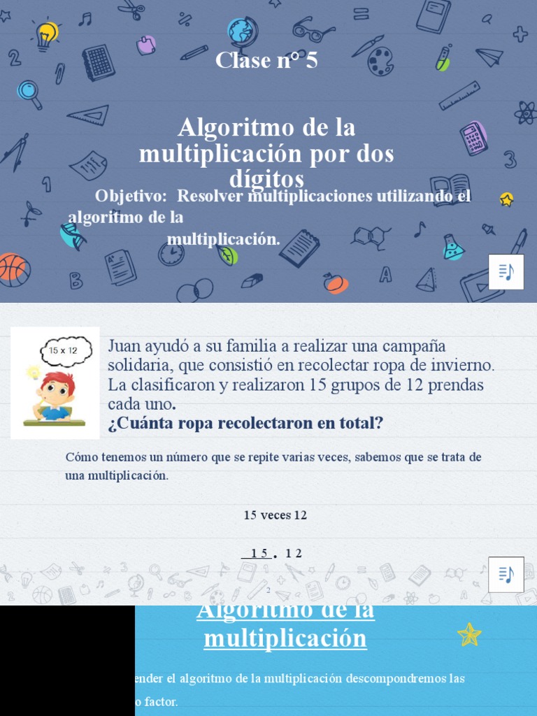 Algoritmo De La Multiplicación Pdf