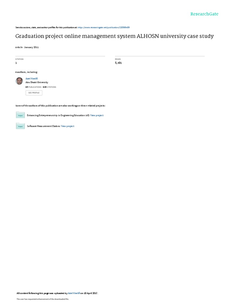 Graduation Project Online Management System ALHOSN | PDF | Client–Server Model | Java ...