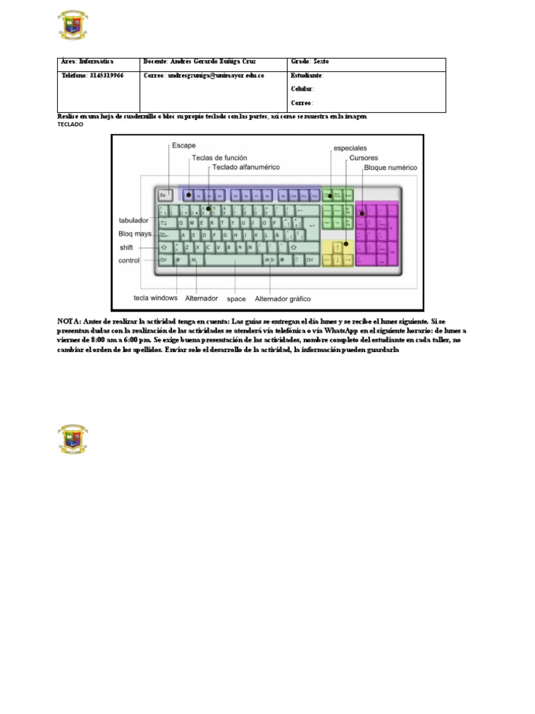 Actividad: Dibuja tu Propio Teclado | PDF