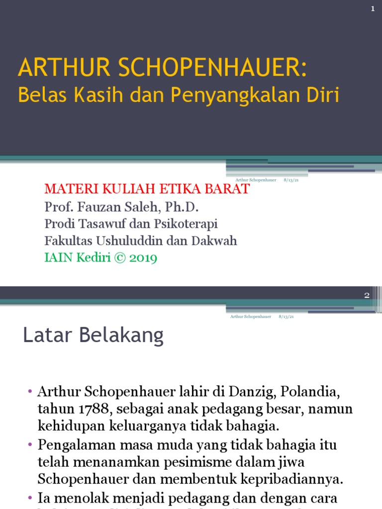 Arthur Schopenhauer | PDF