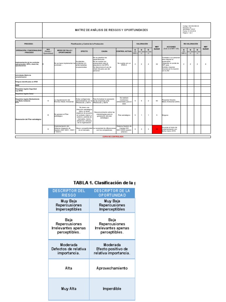 Matriz Amfe - Ssoma | PDF | Riesgo | Probabilidad