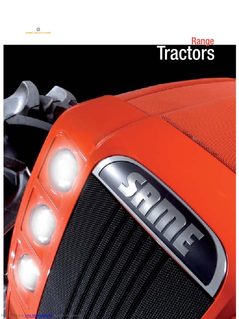 The SAME Range: A Diverse Lineup of Powerful and Reliable Tractors ...