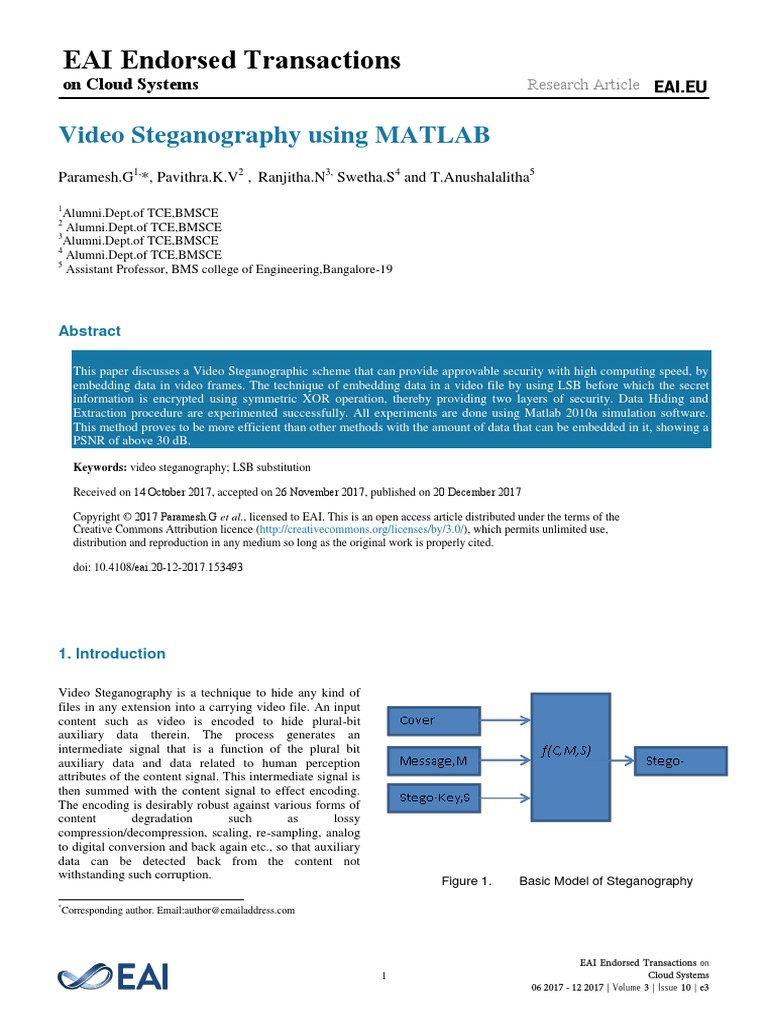 Video Steganography Using MATLAB | Download grátis PDF | Data ... Video Steganography Using MATLAB | Download grátis PDF | Data ...