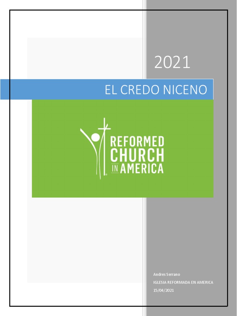 El Credo Niceno 2021 | PDF | Comportamiento religioso y experiencia ...