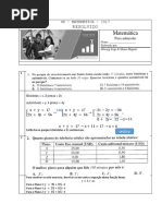 Exame de Matematica Ujc 2021 - 2022 - Ao | PDF