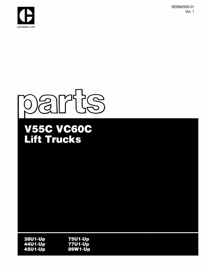 Cat V55C & VC60C Parts Manual | PDF