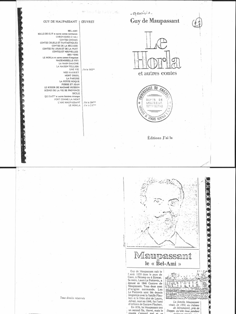 Le Horla | PDF