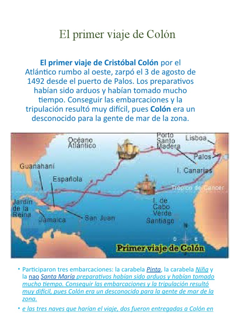 El Primer Viaje de Colón | PDF