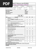 Plastering Checklist | PDF | Masonry | Plaster