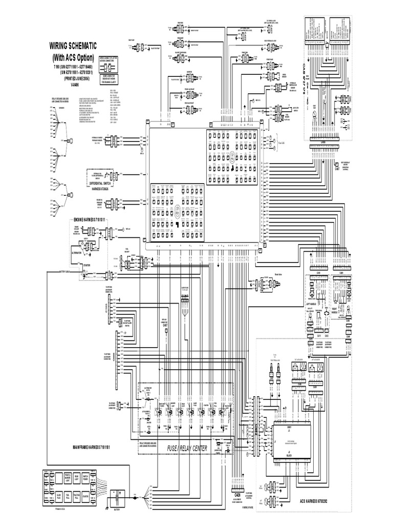 Wiring Schematic (With ACS Option) | PDF | Manufactured Goods ...