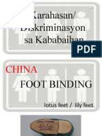 Foot Binding | PDF
