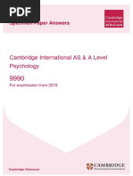 9990 AICE Psychology Student Learner Guide | PDF | Psychology ...