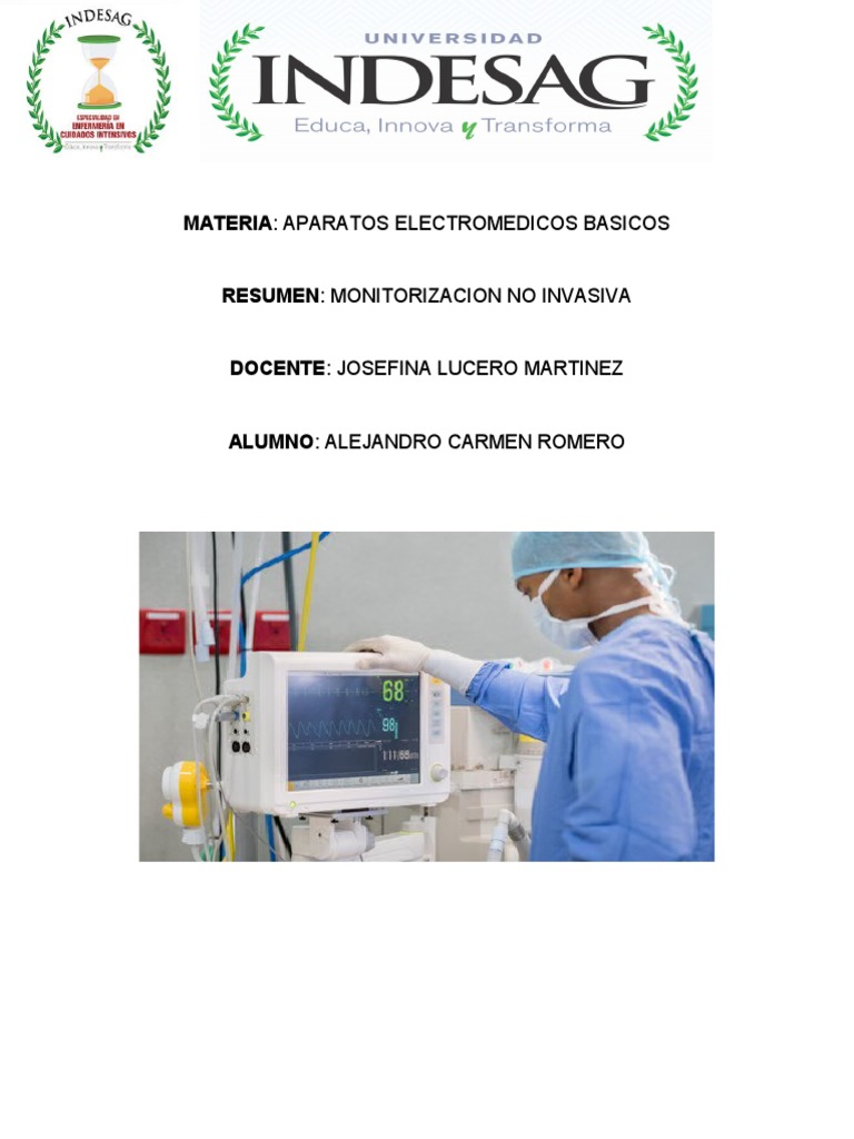 Monitorizacion No Invasiva | PDF | Presión sanguínea | Corazón