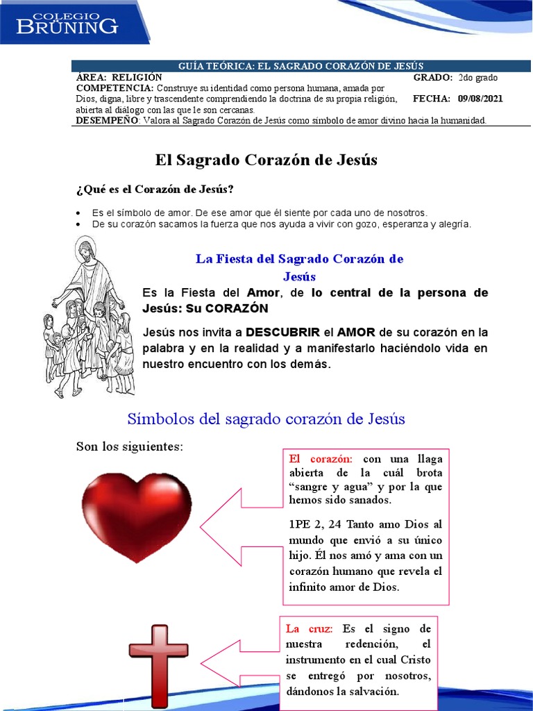 Miss Milagros - Semana 02 - V Unidad - Religión - El Sagrado Corazón de ...