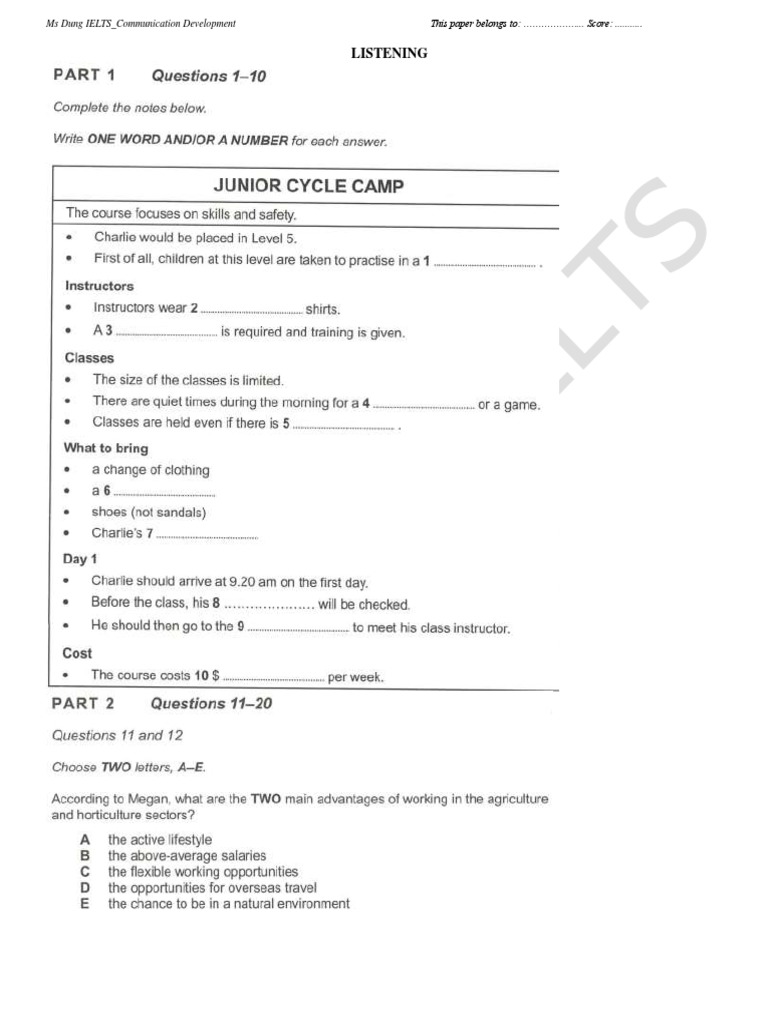 Ms Dung IELTS - Word Form | PDF