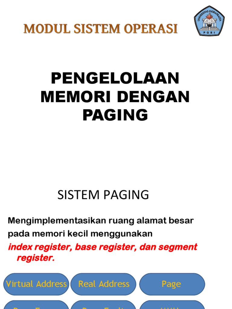 Sistem Paging dan Manajemen Memori | PDF