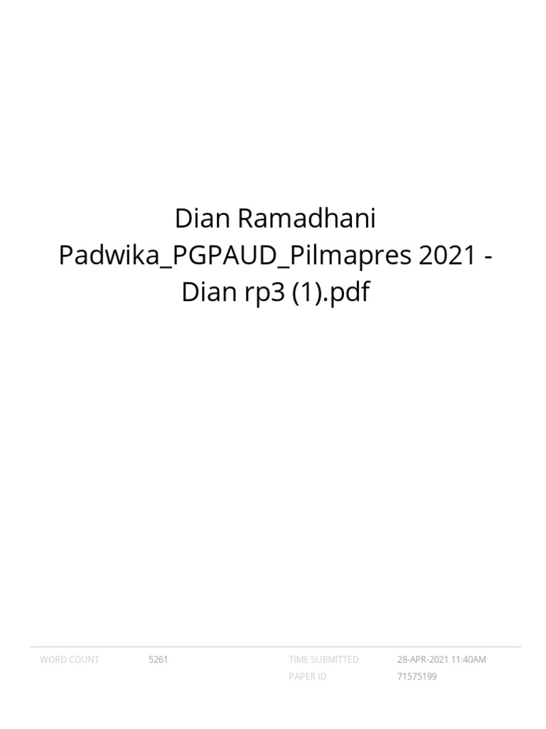 Dian Ramadhani Padwika | PDF