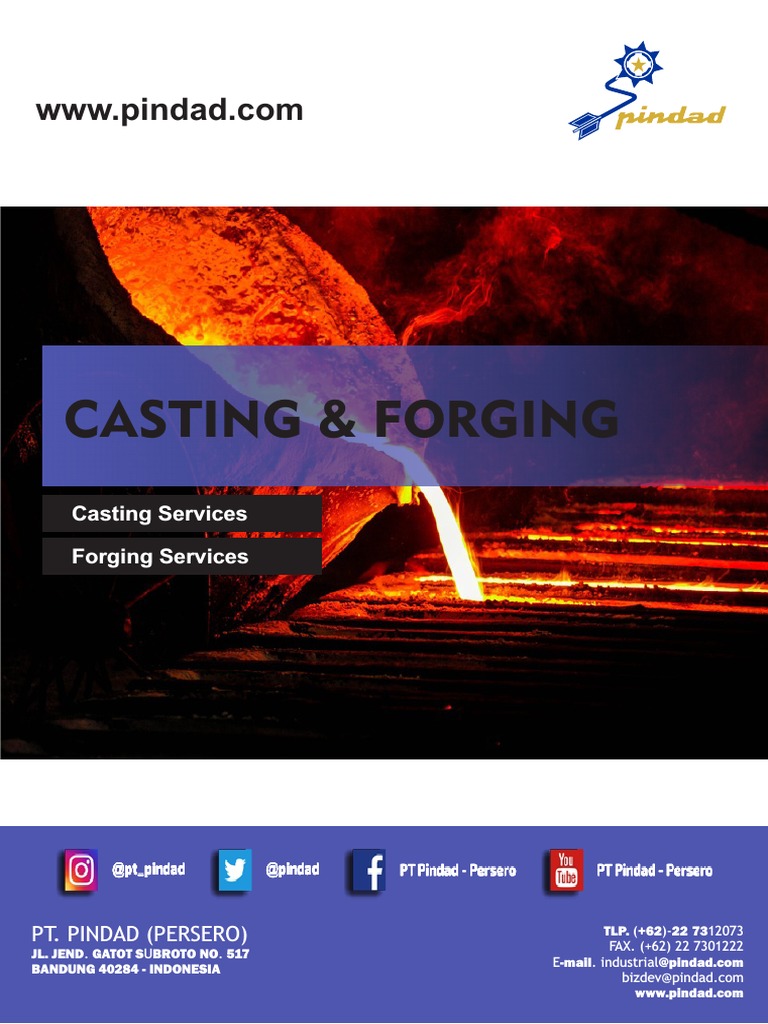 Casting and Forging Services Overview | PDF | Cast Iron | Forging