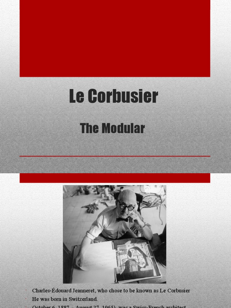 Le Corbusier: The Modular | PDF