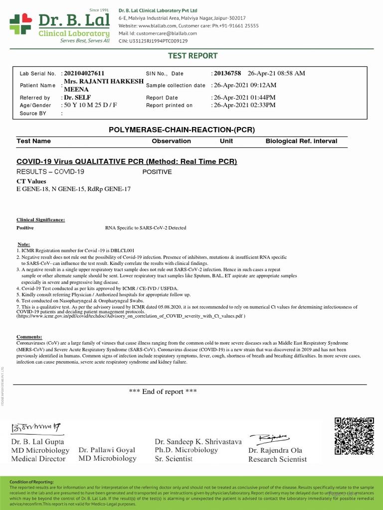Lab Report | PDF | Infection | Medicine